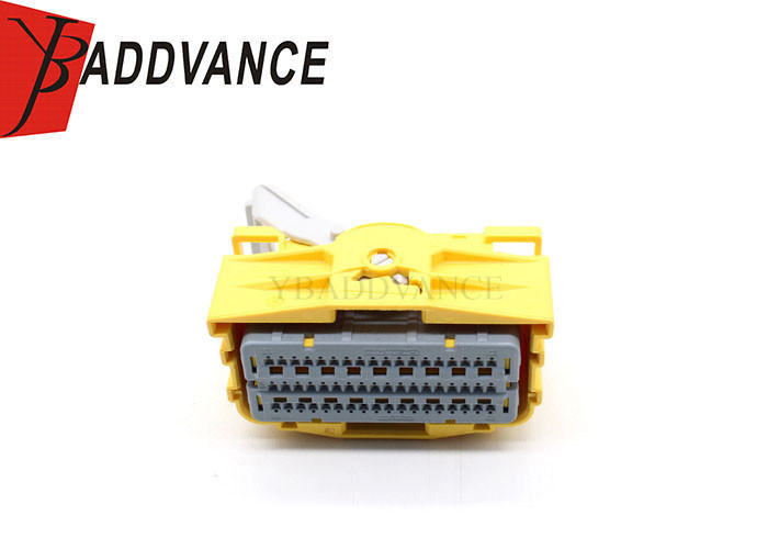 Cor Amarela Delphi 54 Pin Fêmea PBT GF20 Conector de ECU de fio ...